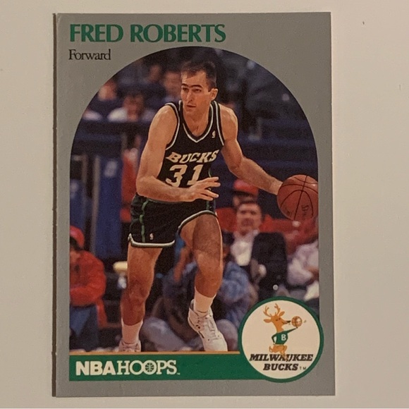 NBA HOOPS | Toys | 99 Nba Hoops Milwaukee Bucks Fred Roberts 181 | Poshmark